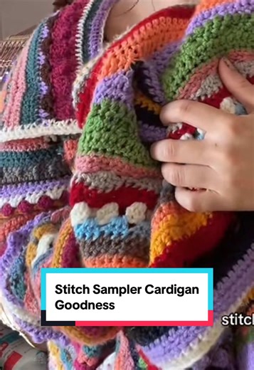Create Beautiful Stitch Sampler Cardigans Easily
