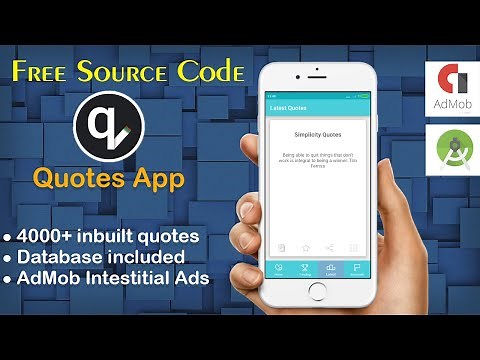 How to make quotes app for android | 4000+ Quotes | Quotes App Source Code