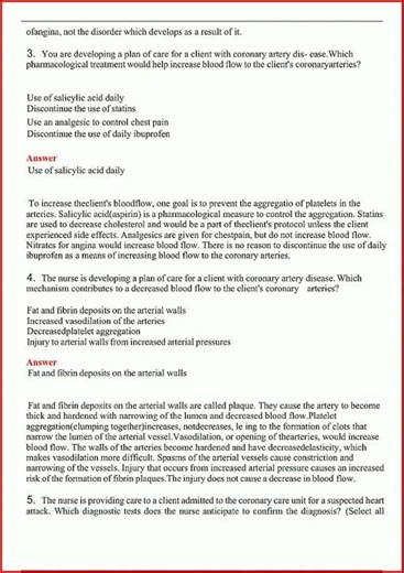 #learnexams Nur 213 Latest Cardio Practice Questions Actual Questions An video