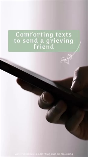 📱Losing a loved one is an incredibly challenging experience, and supporting a friend through this difficult time can be equally as difficult. When words fail us, a simple text message can be a powerful way to express empathy, offer comfort and let them know that you’re thinking of them during this difficult time. Finding the right words can be difficult so we’ve written a blog post to share a few options. Check out the link in bio to read more #grievingfriend #grief #mourning #griefsupport #tex