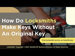 How Do Locksmiths Make Keys Without An Original Key