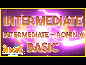 Axie Infinity: Tips and Tricks in Crafting