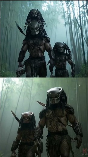 🩸 Predator Training Day | Yautja Cubs First Hunt 🗡️👹 #predator #predatorbadlands