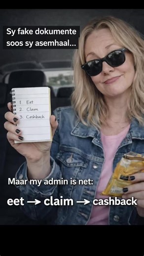 Ek cheat nie in die lewe nie… ek claim net. 🤷‍♀️💸 Cashback doen al die hard work — ek doen net die byt. #southafricatiktok #satiktok #afrikaans #fyp #relatable