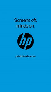 Challenge your child to learn screen-free. With HP's free worksheets, children learn new skills and expand their knowledge | HP