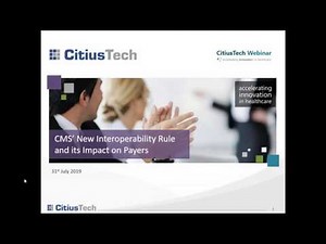HL7 Webinar | CMS's Proposed Interoperability Rule and Its Impact on Payers