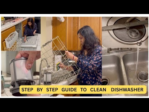 Complete Step by Step Guide on how to Clean a Dishwasher | Simple Cleaning Tips and Hacks