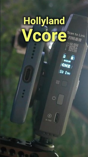 Make your phone your camera monitor - Hollyland Vcore #hollyland #vcore #wirelessvideo