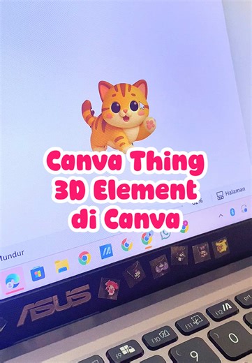 3D Canva Element #canvahacks #canvatutorial