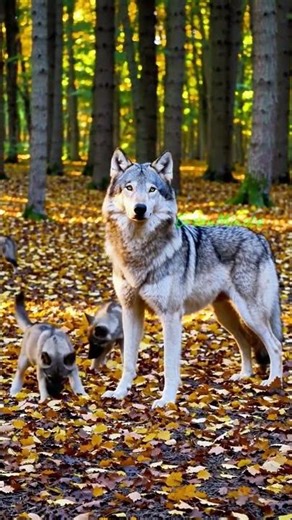 Wolves Can LAUGH?! Their Social Skills Are WILD 🐺😂 #greenminute #viralvideo #viralshorts #education