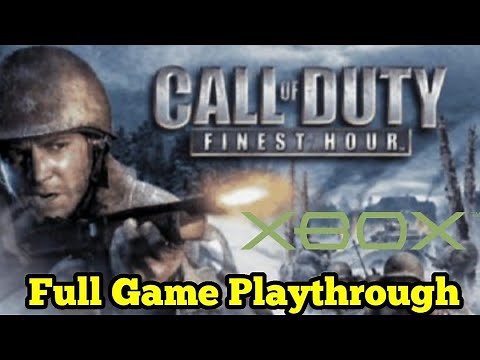 Xbox Original Call of Duty Finest Hour Gameplay Playthrough