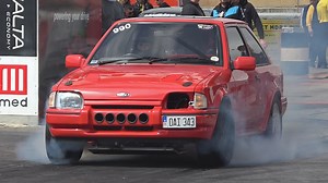 This is a cool build and it was good to see it back out for the MDRA Winter Nationals at Hal Far Raceway! Conrad Busuttil's ST170 Zetec Turbo Mk4 Escort running 11 second 1/4s 👌 | Mk1Kieran