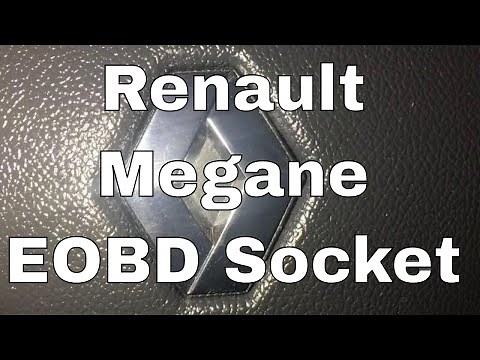 How to find the EOBD OBD Socket on a Renault Megane. Where is it?