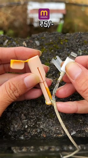 Smart Home Tools on Instagram: "Comment “link” and get the product link in your DM 🔗 Charging Cable Protector ⚡ Protects damaged cables & increases cable life 💪 Prevents bending & breaking in daily use Fits all charging & data cables perfectly Durable • Useful • Budget friendly ✨ #ChargingCable #CableProtector #MobileGadgets #UsefulProduct #DailyUseItem SmartAccessories TrendingNow MustHave"