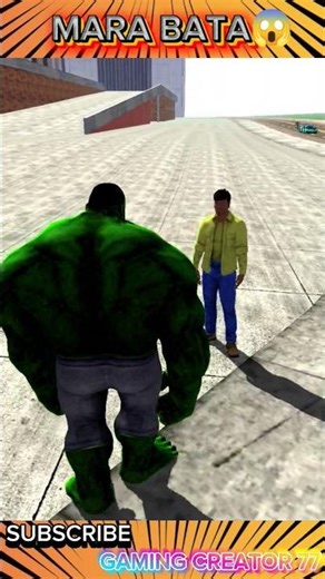 HULK KE BETE KO VENOM NE KIYA KIDNAP 🤯 INDIAN BIKE DRIVING 3D #trending #viwes #gta #shots