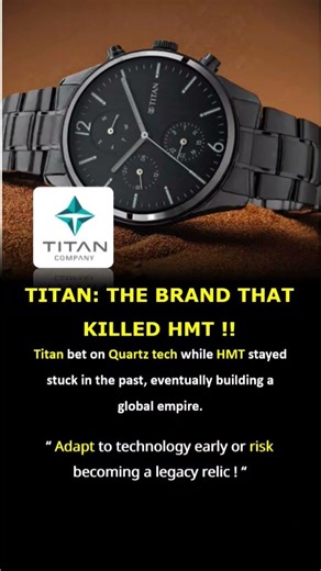 How Titan Killed HMT to Rule the Watch World !! #Titan #Business #shorts
