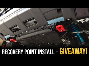 6th Gen 4Runner Front Recovery Points Install + GIVEAWAY!