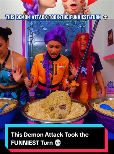 This Demon Attack Took the FUNNIEST Turn 💀 #prank #funny #scary #horrorcomedy #jumpScare