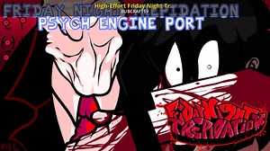 High-Effort Friday Night Trepidation Port Mod for Friday Night Funkin' | FNF Mods