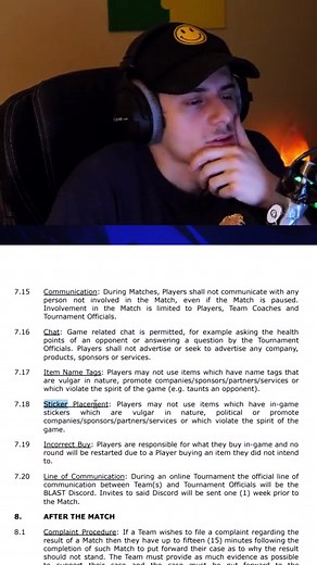 PLAYERS FORBIDDEN FROM USING CERTAIN STICKER CRAFTS AT THE AUSTIN MAJOR #arrowcs #counterstrike #counterstrike2 #cs2funny #csgo #cs #cs2 #fyp #highlights #cs2update #cs2fails