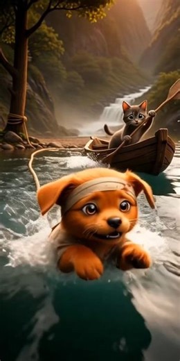 Emotional Puppy & Kitten Rescue Story | Inspiring Short Film #shorts