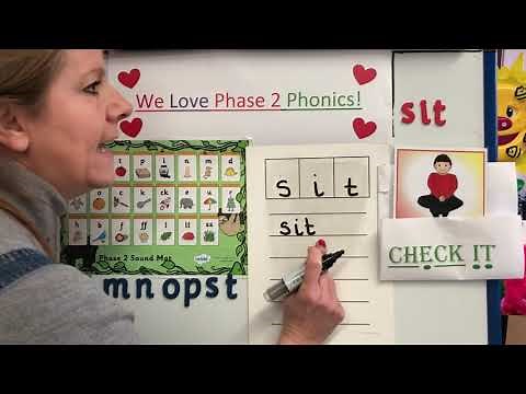 CVC Word Building, Sound & Writing
