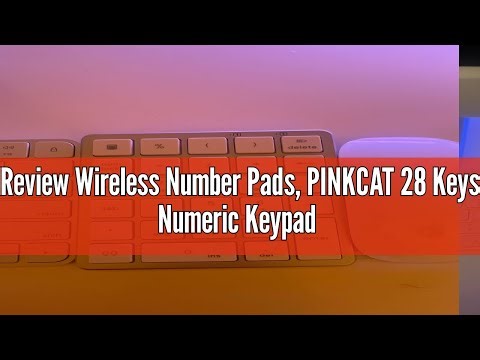 Review Wireless Number Pads, PINKCAT 28 Keys Numeric Keypad with 2.4G Mini USB Receiver, Portable Nu