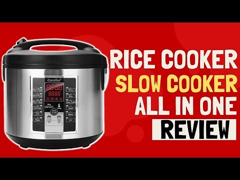 COMFEE' Rice Cooker, Slow Cooker, Steamer, Stewpot, Saute All in One Review