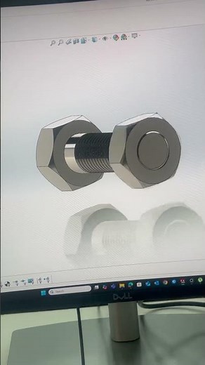 Nut Bolt assembly in solidworks | Learn free l CNC Programming #solidworks #solidcad