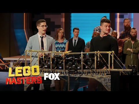 Aaron & Christian's Bridge Holds An Unexpected Amount Of Weight | Season 1 Ep. 6 | LEGO MASTERS