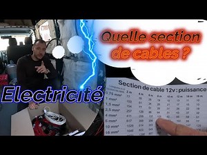 #12 électricité (partie 1): Comment calculer la bonne section des câbles pour ces appareils?