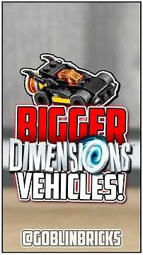 BIGGER LEGO Dimensions Vehicles!