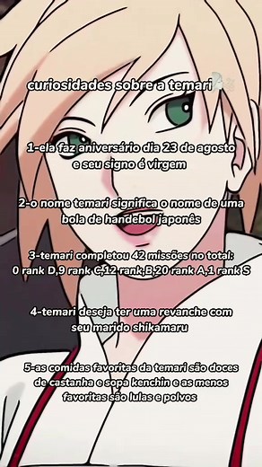 #temari #foryoupage #fy #paravoce #fyp #narutoshippuden #vaiprofycaramba