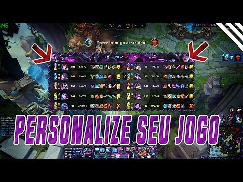 How to CUSTOMIZE HUD (VISUAL) from LEAGUE OF LEGENDS