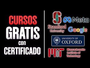PLATAFORMAS para APRENDER con CURSOS GRATIS que te dan CERTIFICACIONES 2025