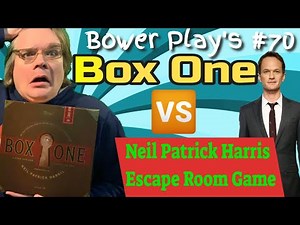 Box One *Part 2* Bower Plays #70 *Neil Patrick Harris Solo, Magic, Puzzle, Escape Room Game*