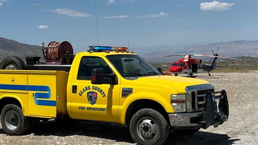 Clark County Fire Department assisting with fires in the Spring Mountains