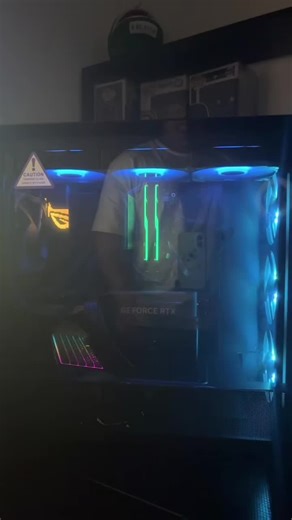 Finally finished building my first pc#l #pcsetup #nzxt #pcbuild #asus