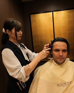 [Part 2]💈(ASMR) Got My Curly Hair Cut by Charming Lady Barber at Luxury Hair Salon in Tokyo, Japan #asmr #ladybarber #femalebarber #asmrhaircut #japanesebarber #asmrbarber | Yes Plz ASMR