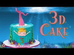 Easy Mermaid Cake Tutorial