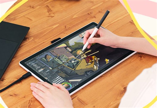 Wacom One 14 startet als günstiges Zeichentablett mit 14 Zoll Display, Stylus und USB-C