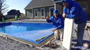 1.5K views · 21 reactions | With the Fiberglass pool shell securely...