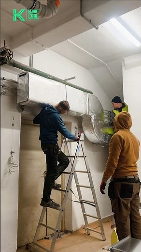 Fresh Air Ventilation System Installation #HVAC #Ventilation #AirFlow #Ductwork #FreshAir #Install