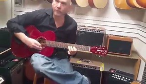 For any of you Nick Drake fans. Here's the model of the guitar he supposedly played. I had no pick so it's a bit rough. | An Invitation To Heal with Docchalk