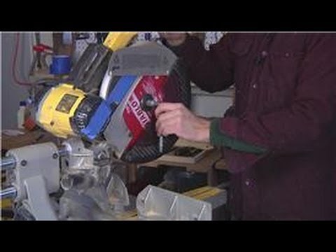 Home Help : How to Change a Blade on a Compound Miter Saw
