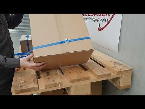 How do I use hand polypropylene strapping and buckles?