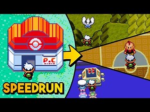 Map Randomizer All Badges + E4 + Champion Speedrun in Pokemon Emerald