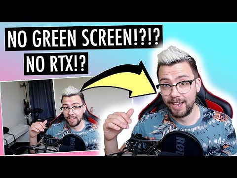 REMOVE BACKGROUND VIDEO WITHOUT A GREEN SCREEN OR NVIDIA BROADCAST!