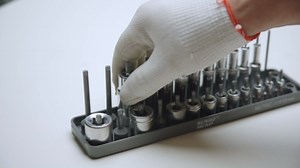 SUNHZMCKP 8 PCS Socket Organizer Tool Tray Set, Green SAE & Black Metric Socket Holder, 1/4”, 3/8” & 1/2” Drive Standard and Deep Socket Tool Organizer for Tool Box Drawer, Store 176 Sockets