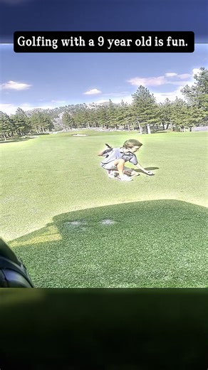 Golfing with a 9 year old is fun. #golf #adhd #pgatour2k21 | Golf